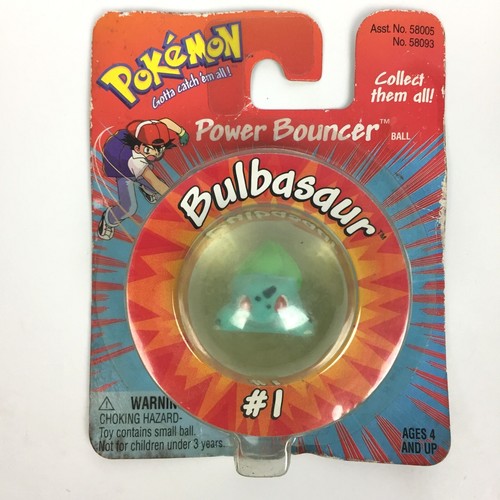 Pokemon Power Bouncer Bulbasaur #1 / Nintendo Hasbro / Ball Balle ...