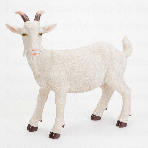 Realistic Billy Goat Garden Statue Lifelike Barnyard Sculpture Farm ...