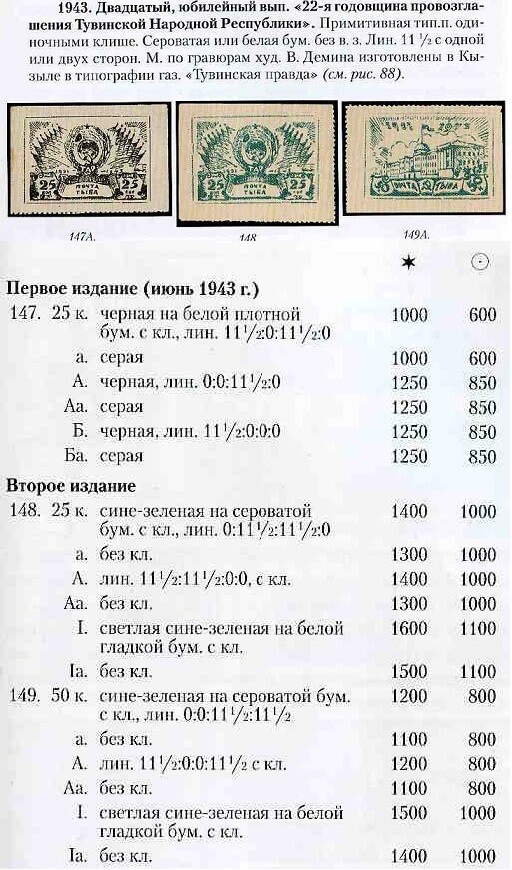 🔥Tannu Tuva🐫20th issue.Year1943.Sc.121a.Rare local issue.Strip 5.MNHOG ...
