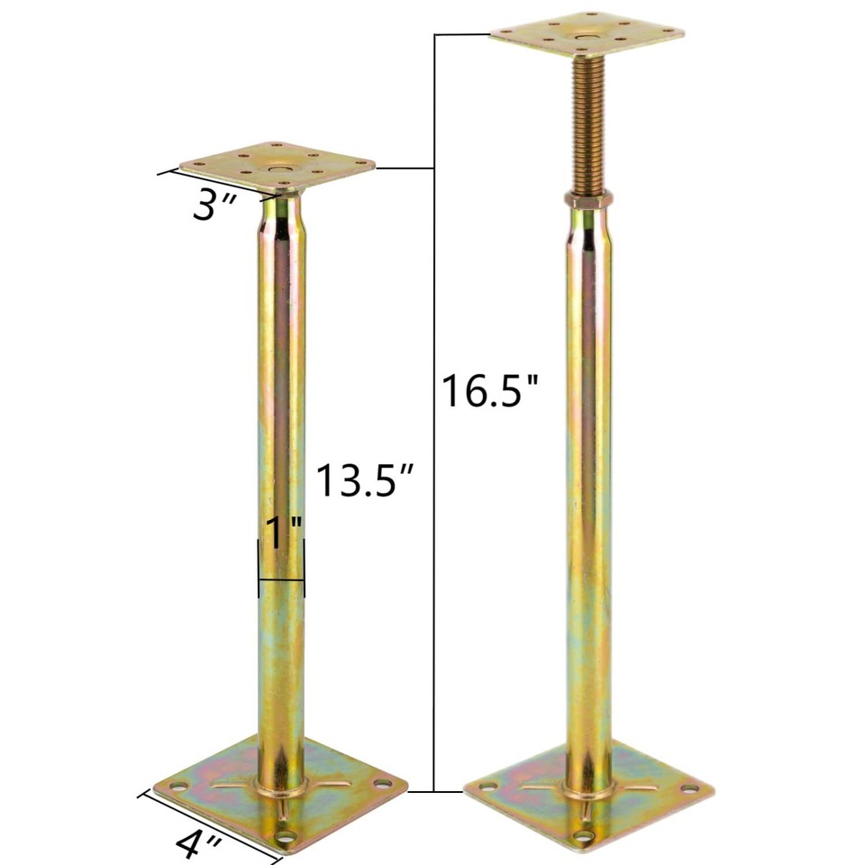 Adjustable Support Jack for The FloorPost Floor Joist JacksTelescoping ...