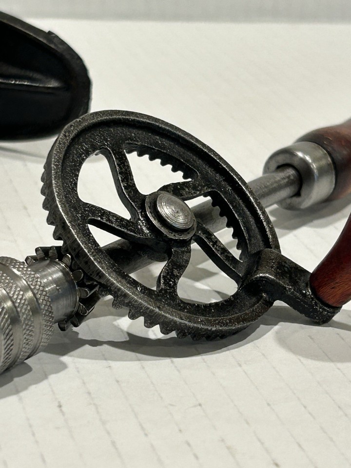 Vintage Jewelers Egg Beater Hand Drill Lot w/Corkscrew Multi-Tool ...