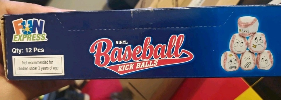 Baseball Kickball Vinyl Punch Them Kick Them Collect Them Hand ...