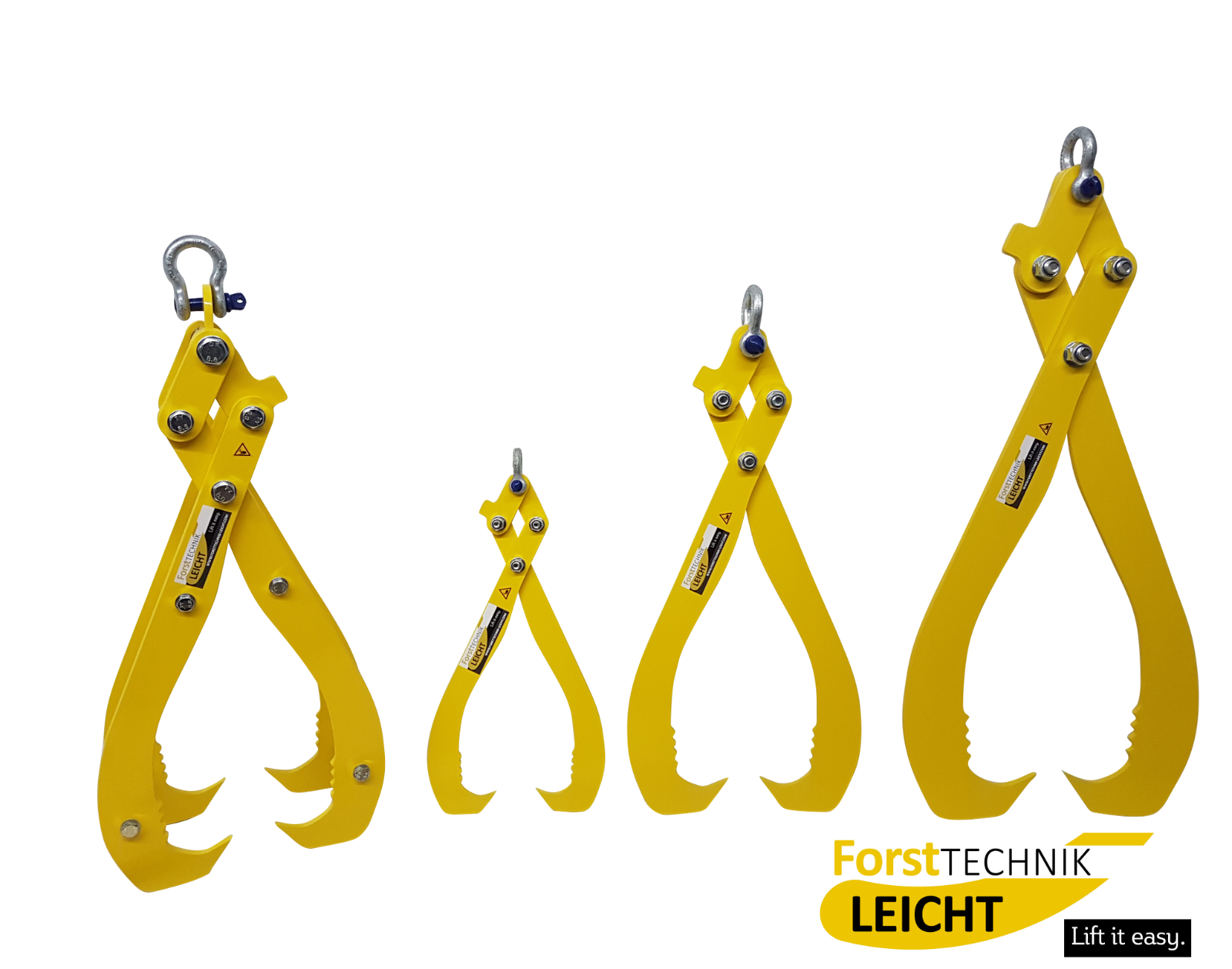 Log pincer, log grab, log puller, skidding tong, forest hauler L 1000kg ...