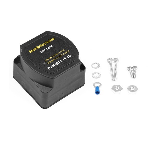 Voltage Sensitive Relay 12V 140 Amp Battery Isolator with LED Indicator ...