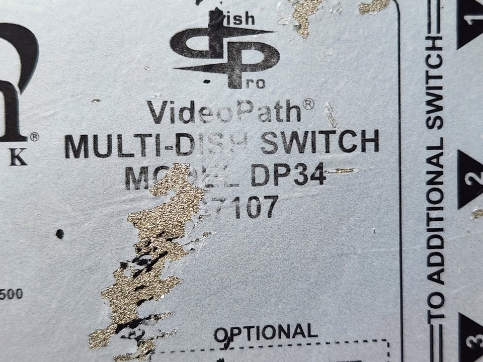 Dish DP34 Multi-Dish 3X4 Multi Switch 3 in 4 output Videopath | eBay