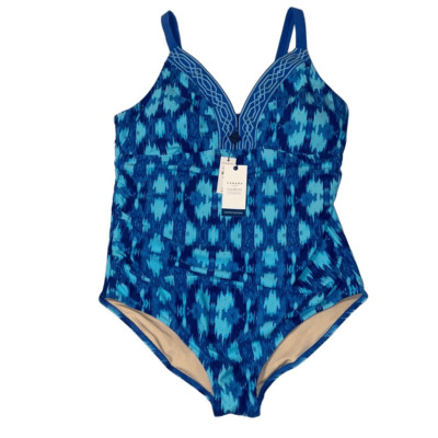 Talbots X Cabana Life NWT Rare Limited Edition Tummy Control Swimsuit ...