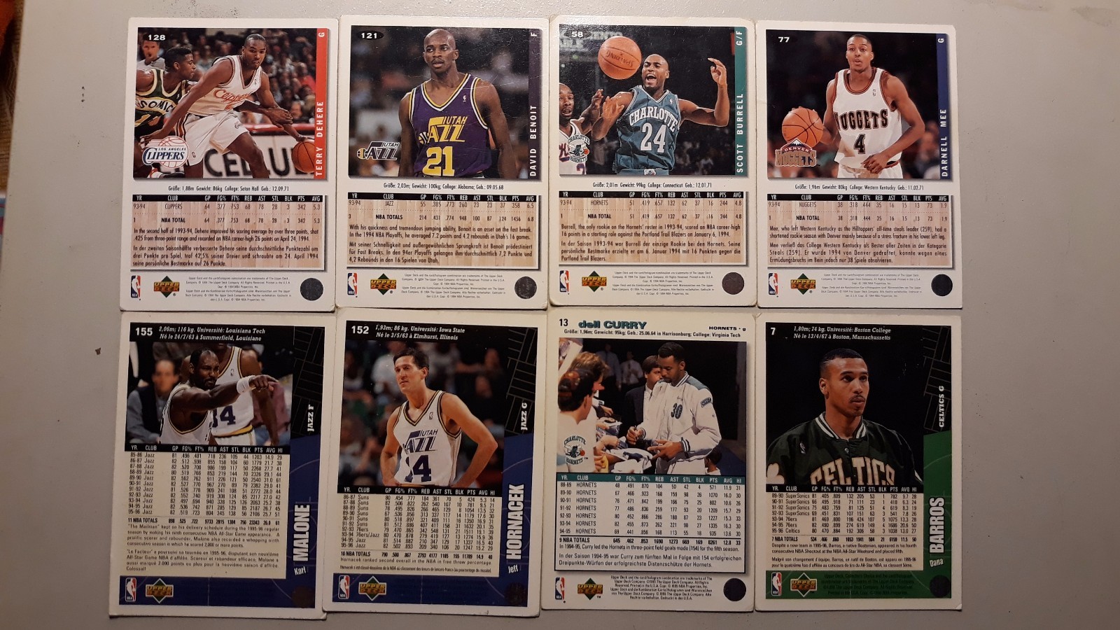 Lot of 1995-1996 Upper Deck Basketball Cards | eBay
