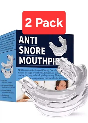 2-Pack STOP SNORING SLEEP AID Snore Prevention Anti-Snoring Flexible ...