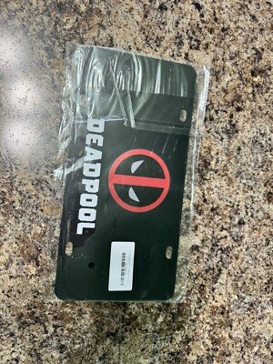 Deadpool SuperHero Legends Vehicle License Plate Front Auto Tag NEW ...