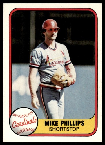 1981 Fleer Mike Phillips St. Louis Cardinals #538 | eBay