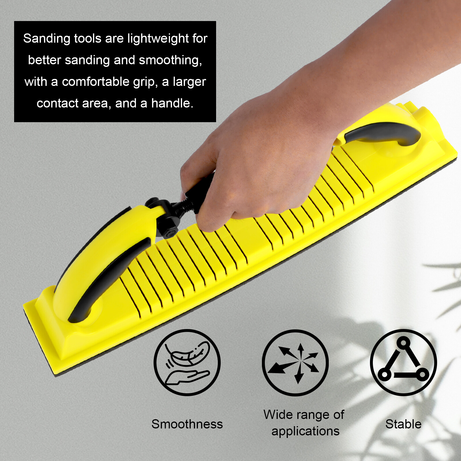 Manual Sanding Tool Adjustable Flexible Sanding Block with Handle ...