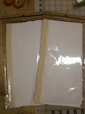 Recollections Scrapbooking/journal Lace And Canvas . LOT OF 2 ./M4 | eBay