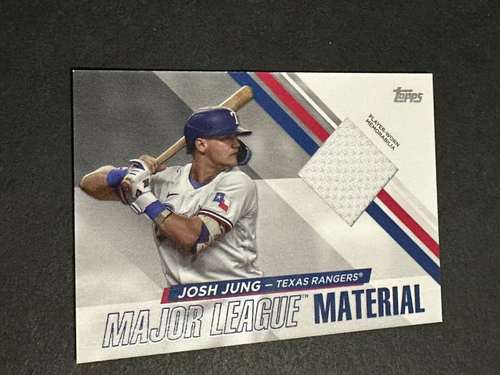 2024 Topps Series 1 JOSH JUNG Major League Material Patch #MLM-JJ ...