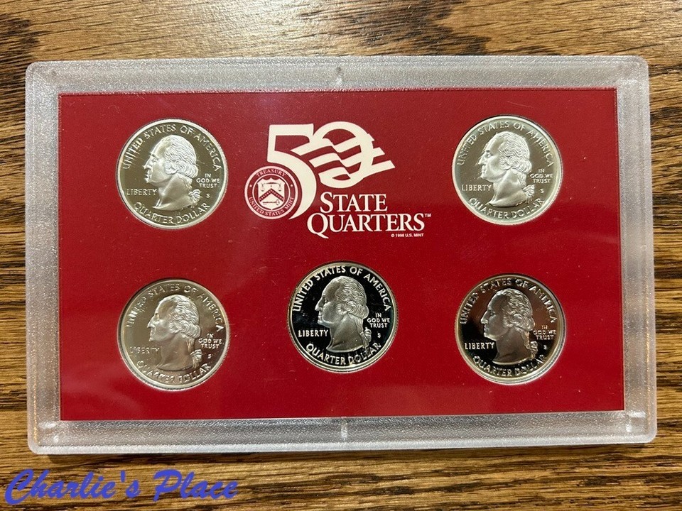 1999 Quarters Silver Proof Set No Box or COA | eBay