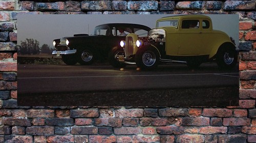 AMERICAN GRAFFITI Paradise Road Falfa vs Milner BIG poster pano 48" x ...