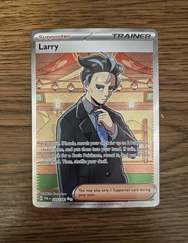 Larry Illustration Paradox Rift 235/182 Holo NM Pokémon TCG | eBay