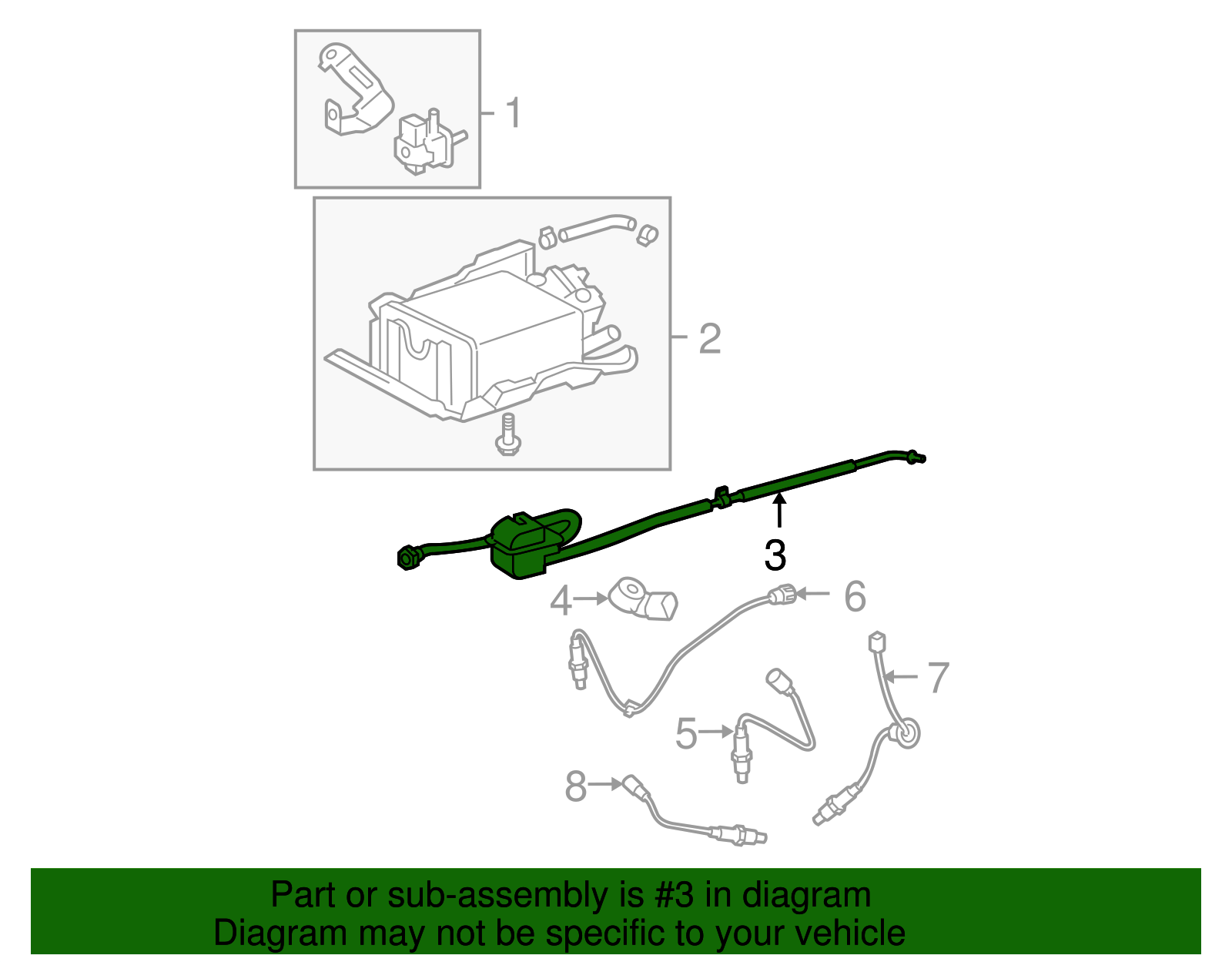 New OEM Genuine Toyota RAV4 Evap Charcoal Canister Vapor Filter 77706 ...