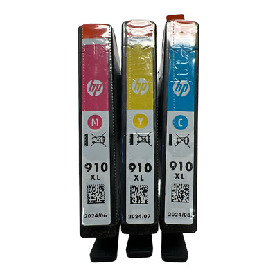 3 PACK HP GENUINE 910XL CMY COLOR INK OFFICEJET 6950 6958 6962 | eBay