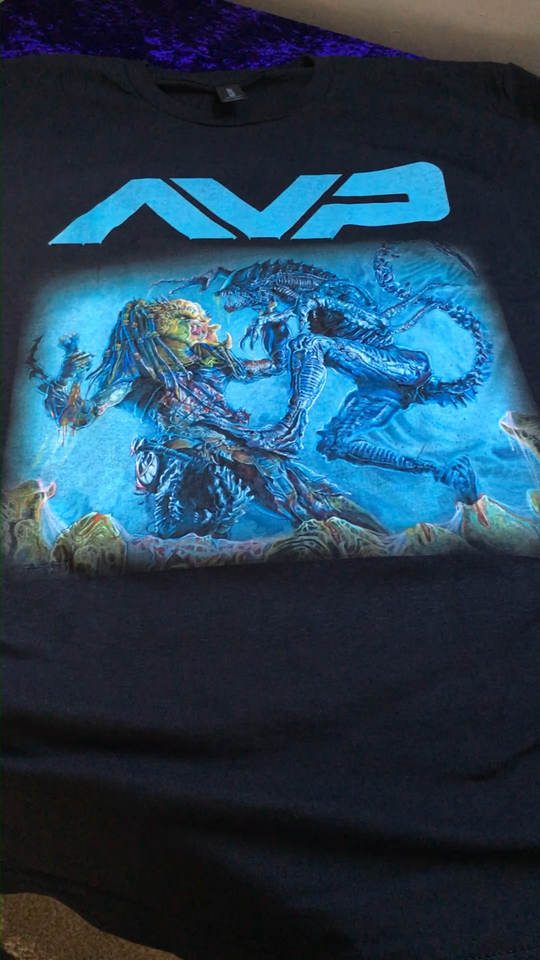 Alien Horror Halloween T-Shirt - alien Vs Predator - Sizes S - 5XL | eBay