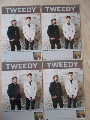 JEFF TWEEDY & SON SPENCER TWEEDY "SUKIERAE" set of 4 PROMO MINI POSTERS ...
