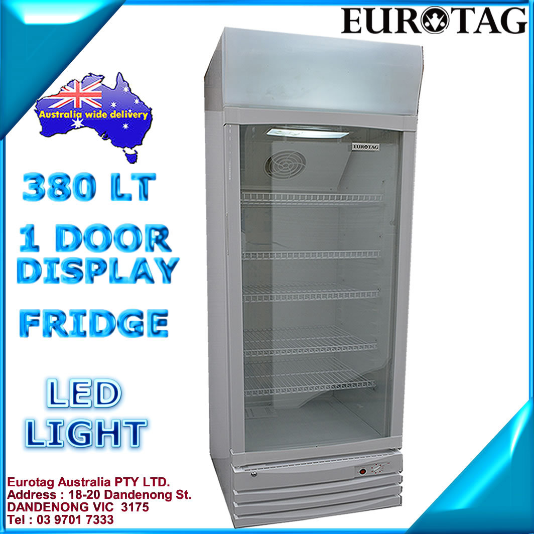 EUROTAG 208LT 2 DOOR UNDER BENCH BACK BAR DISPLAY FRIDGE Brand New Au ...