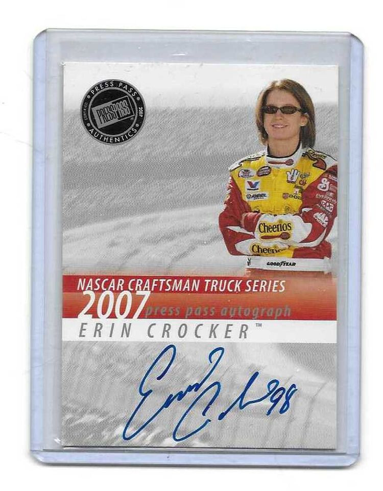 2007 Press Pass Autographs Erin Crocker MUST SEE! AUTHENTIC AUTOGRAPH ...