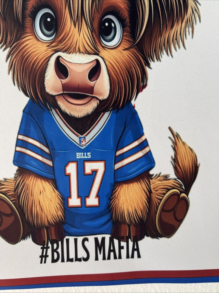 Garden Flag 12x18 Buffalo Bills NFL Double Sided Handmade Mafia 17 Cute ...