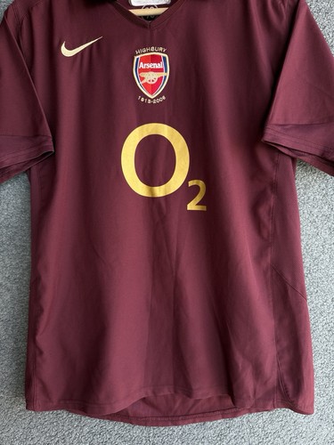 Arsenal London Highbury O2 2005/2006 Home Football Nike Shirt Jersey 14 ...
