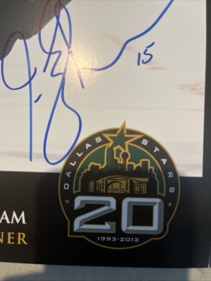 2 Signed Dallas Stars 8x10s Jamie Langenbrunner And Jere Lehtinen | eBay