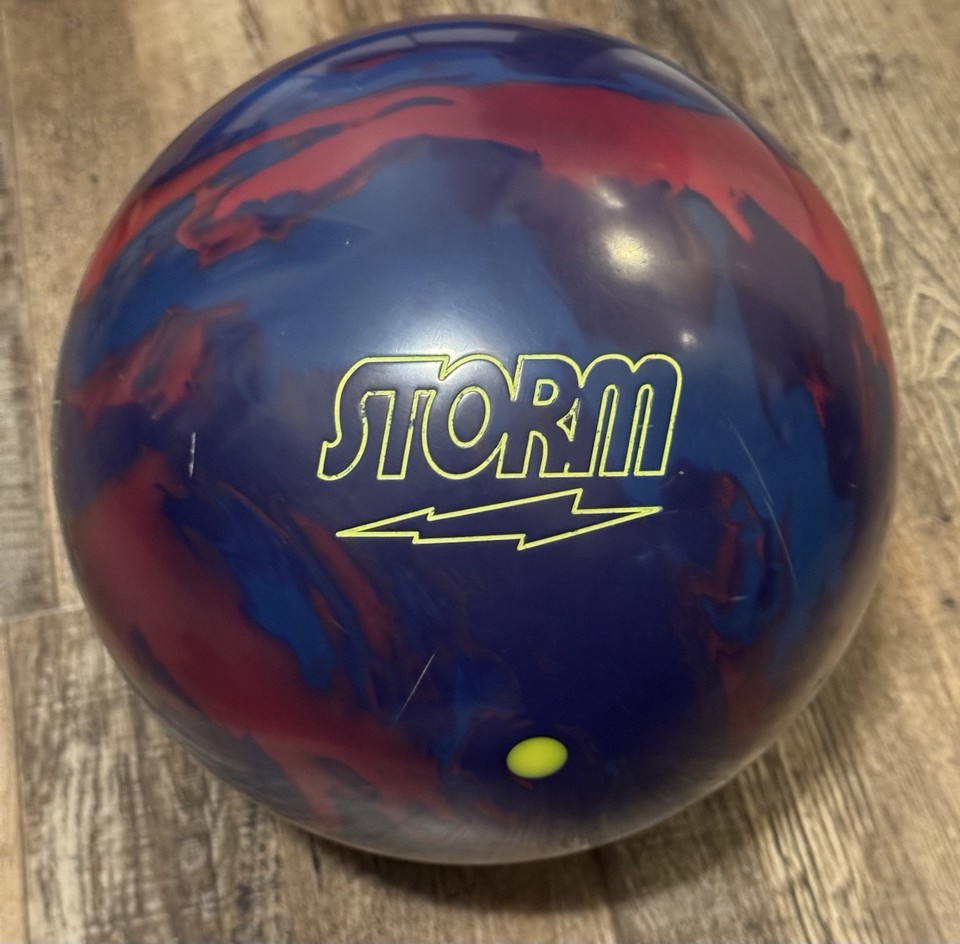 Storm Phaze 2 Bowling Ball 14 Lb with Finger Grip Used Great Condition Drilled | eBay