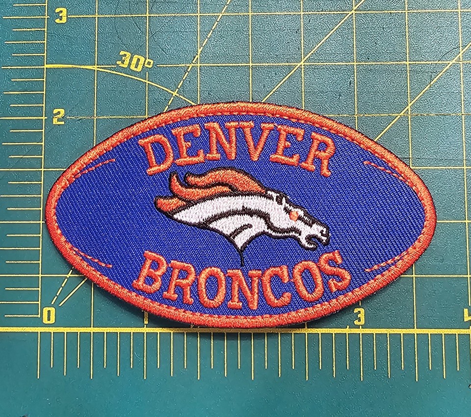 DENVER BRONCOS LOT (90 pcs) FOOTBALL IRON ON EMBROIDERED PATCH | eBay