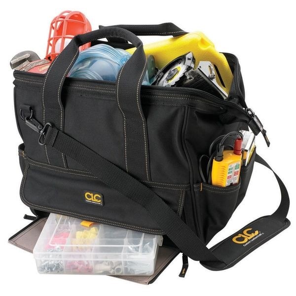 Clc Work Gear 1139 Tool Bag, Black, Polyester, 23 Pockets | eBay