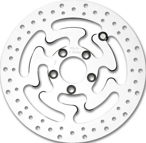 HD Polished SS 11.8in. Rear Brake Rotor Disc Harley Street Glide 08-22 ...