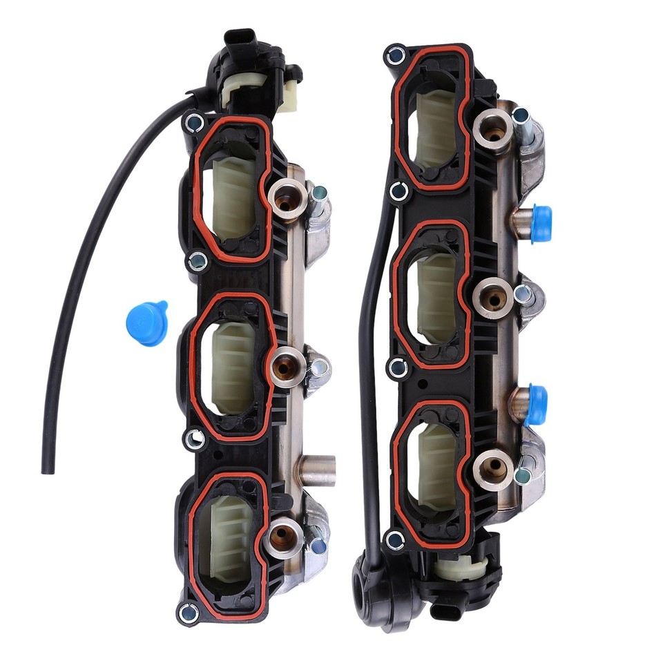 Left & Right Intake Manifolds 06E133109 For Audi Q7 3.0L V6 2011-2015 ...