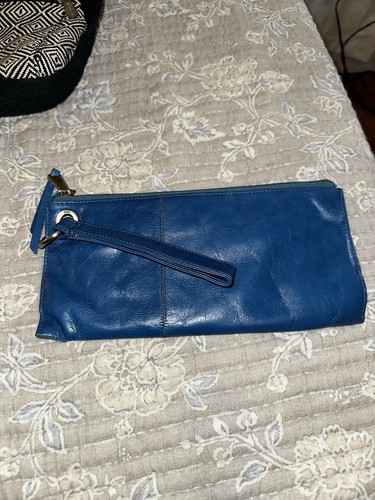 Hobo Blue Vida Wristlet with Inside Pockets | eBay