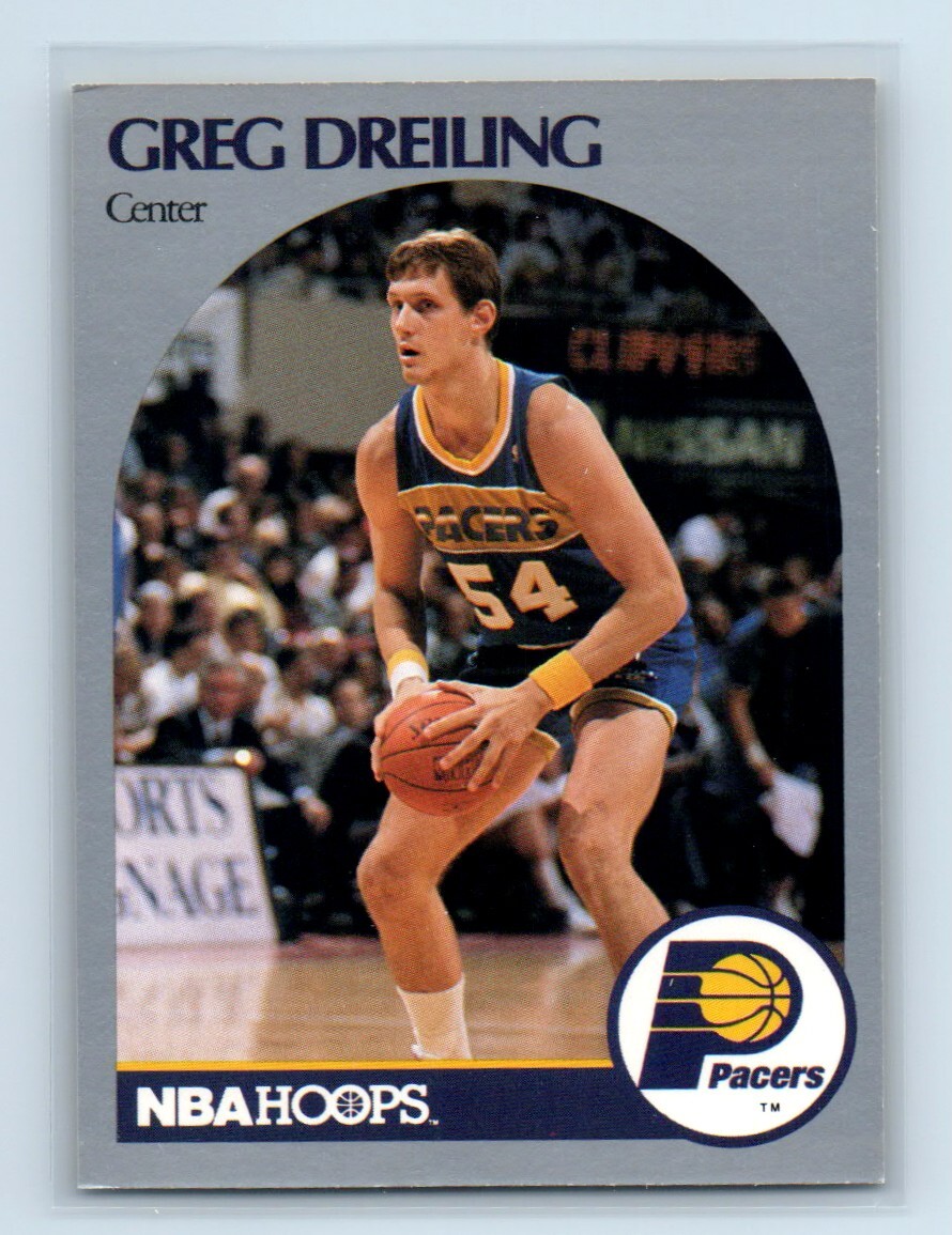 1990-91 Hoops Greg Dreiling Rookie Indiana Pacers #132 | eBay