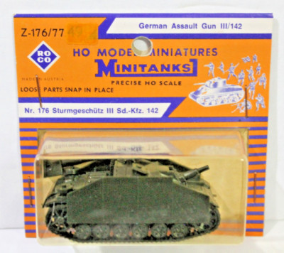 ROCO Minitanks German Sturmgeschutz III Sd. Kfz. 142 in HO 1/87 # 176 ...