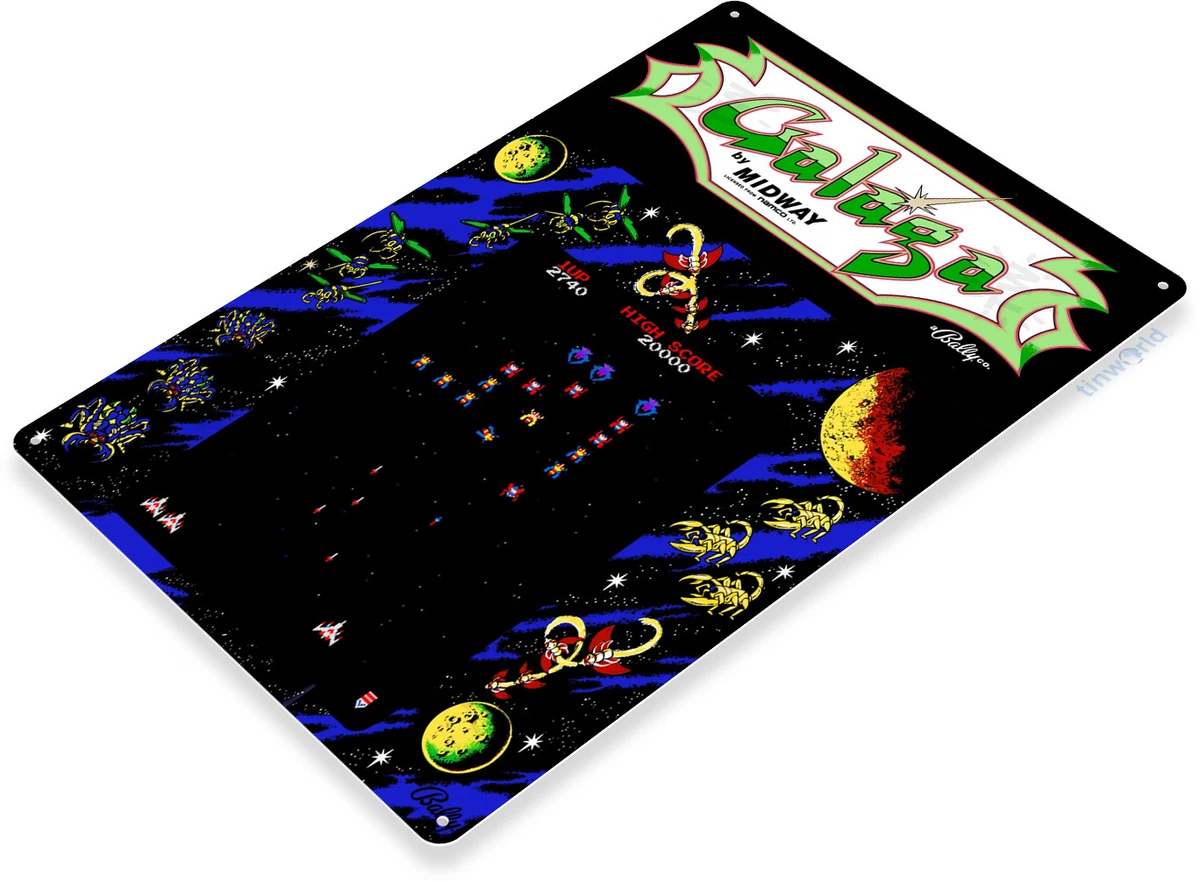 Galaga Arcade Marquee