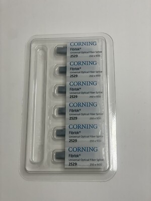 Fusion Splicing Corning 3M FIBRLOK 2529 Fiberlock FIBER SPLICE 250 900 ...