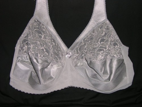 Glamorise Magic Lift Support Wireless Full Coverage Bra Gray 48DD ...