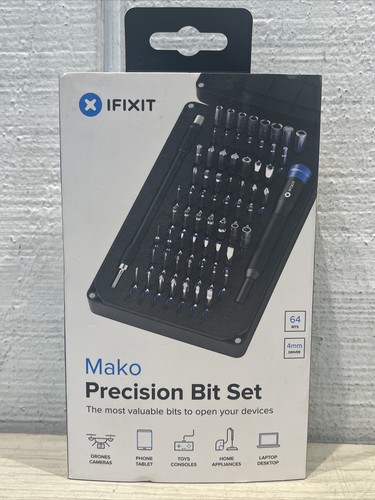 IFIXIT IF1452994 Mako Präzisions-Bit-Set 64-teilig 4 mm Schraubendreher ...