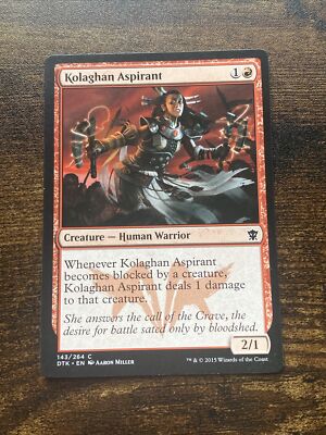 Kolaghan Aspirant Dragons of Tarkir 143/264 MTG Magic The Gathering ...