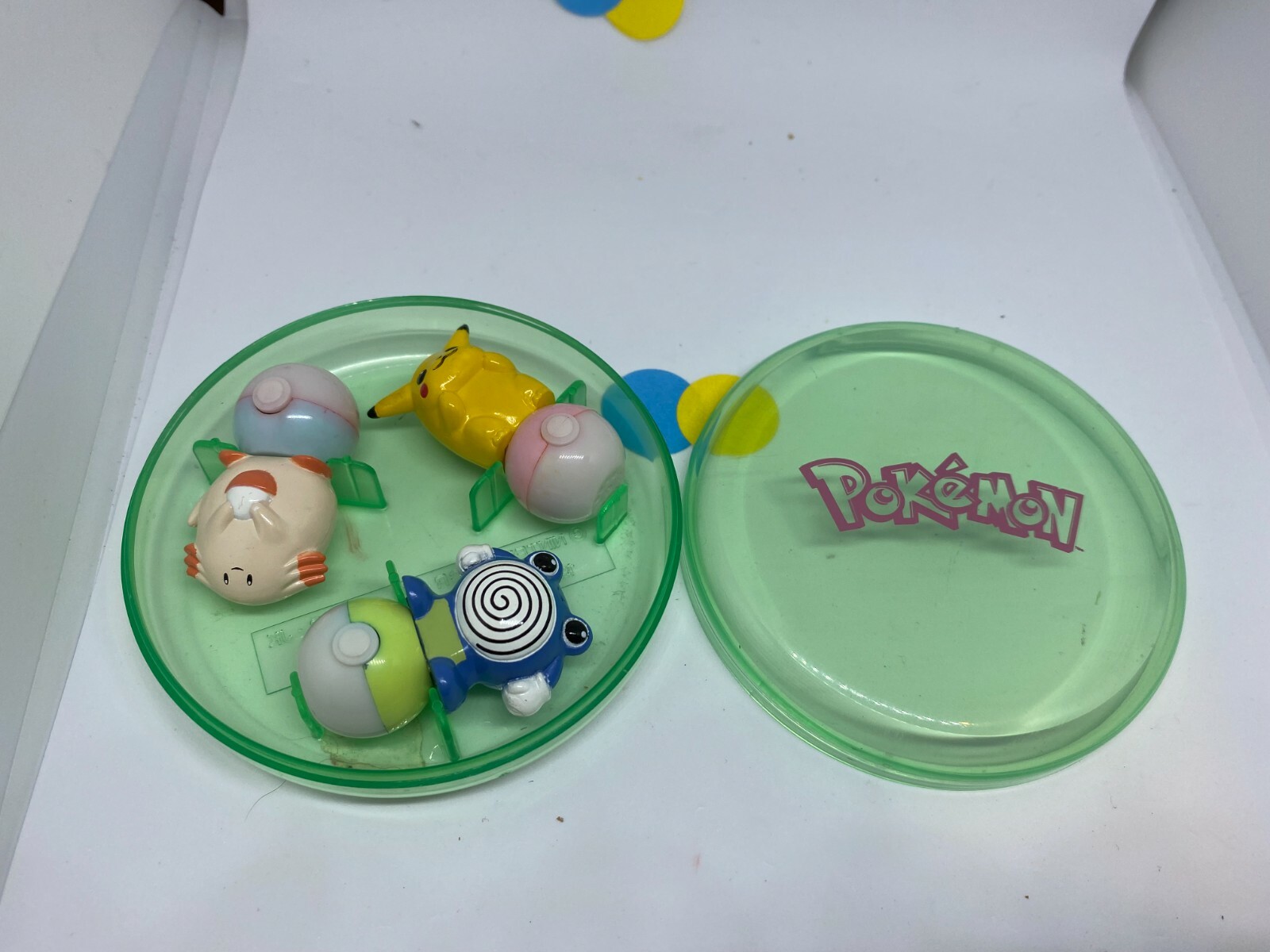 Pokemon Ink stamp set 1997 Nintendo Tomy Roll & Play Stampers Pickachu ...