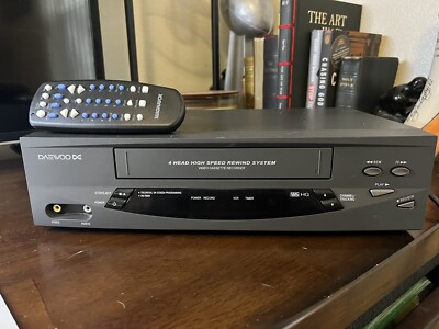 Daewoo DV-T5DN VCR Hi-Fi 4 Head VHS Video Cassette Recorder Player w/ a ...