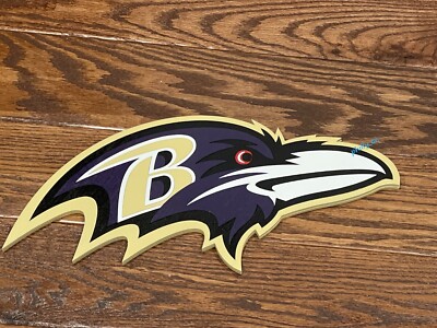 NFL Baltimore Ravens Logo Wood Sign 24" Wall Decor Handmade Party Sign ...