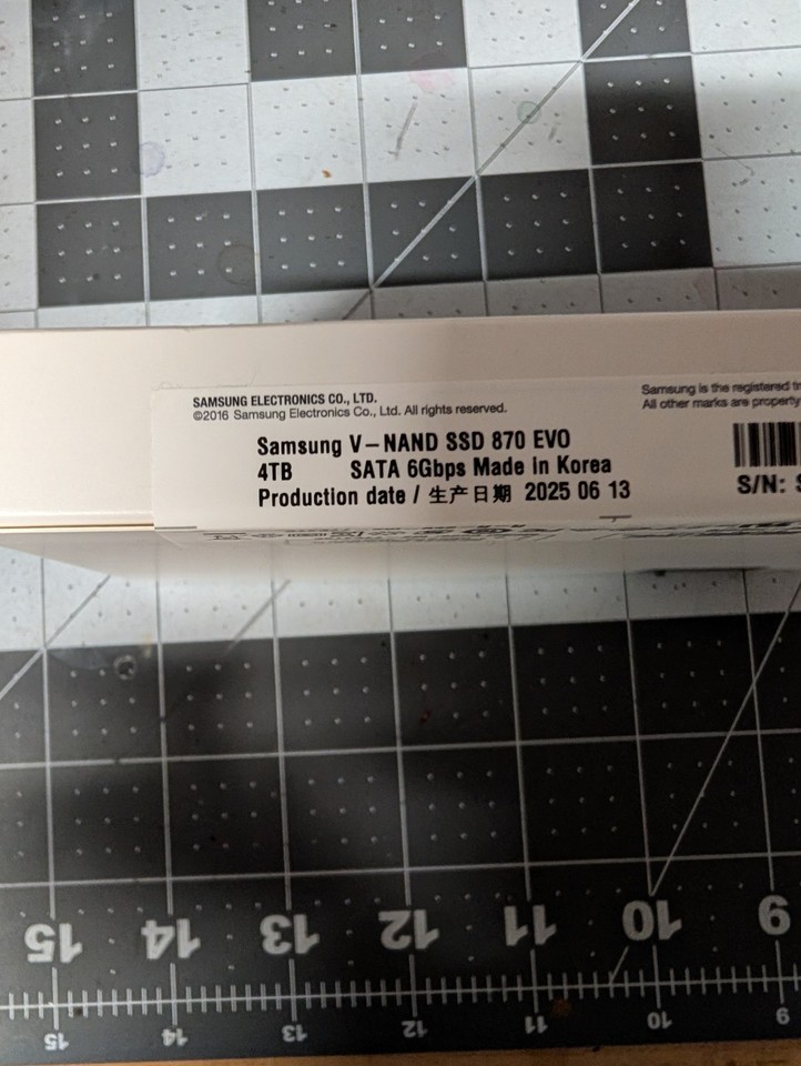Samsung - 870 EVO 4TB Internal SSD SATA 887276431956| eBay