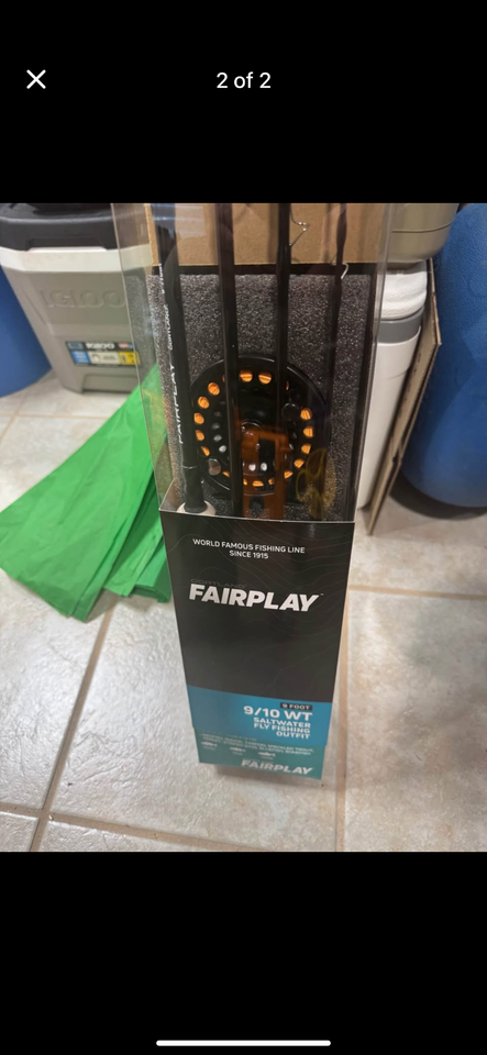 Fairplay Saltwater Fly Fishing Outfit - 9/10wt 9ft | eBay
