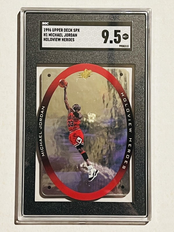 97-98 SPx Michael Jordan Holoview Heros - Michael Jordan Cards 97-98 SPx Michael Jordan Holoview Heros - Michael Jordan Cards