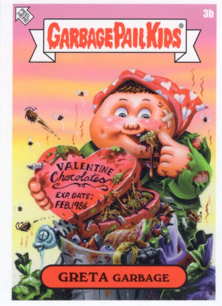 2024 GARBAGE PAIL KIDS GPK BASE VALENTINES PUTRID POETRY GRETA GARBAGE ...