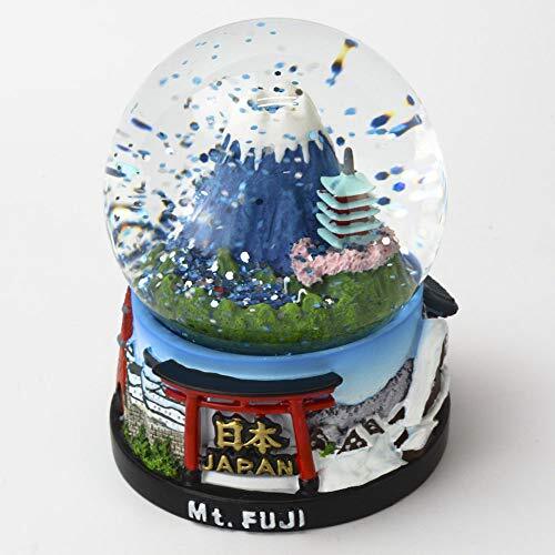 Original Snow Globe Japan Mt. Fuji Snow Globe Figurine Interior ...